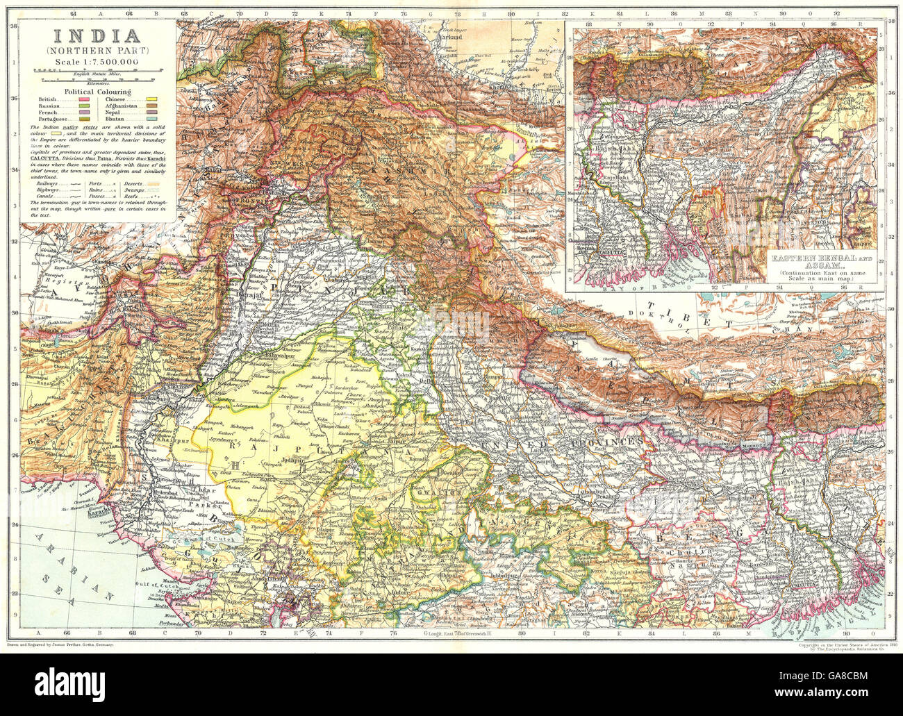 Assam india map hi-res stock photography and images - Alamy