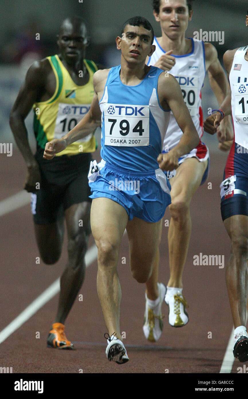 Kuwaits mohammad al azemi in action during the 800 metres hi-res stock ...