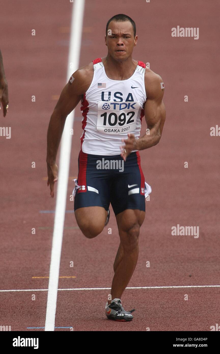 Usas bryan clay during the mens 100 metres hi-res stock photography and ...