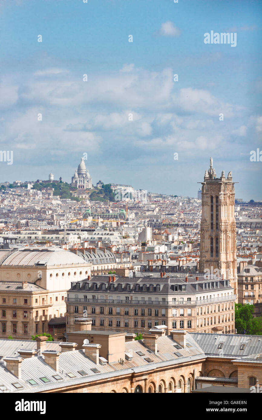 cityscape Mont Matre , Paris, France Stock Photo - Alamy