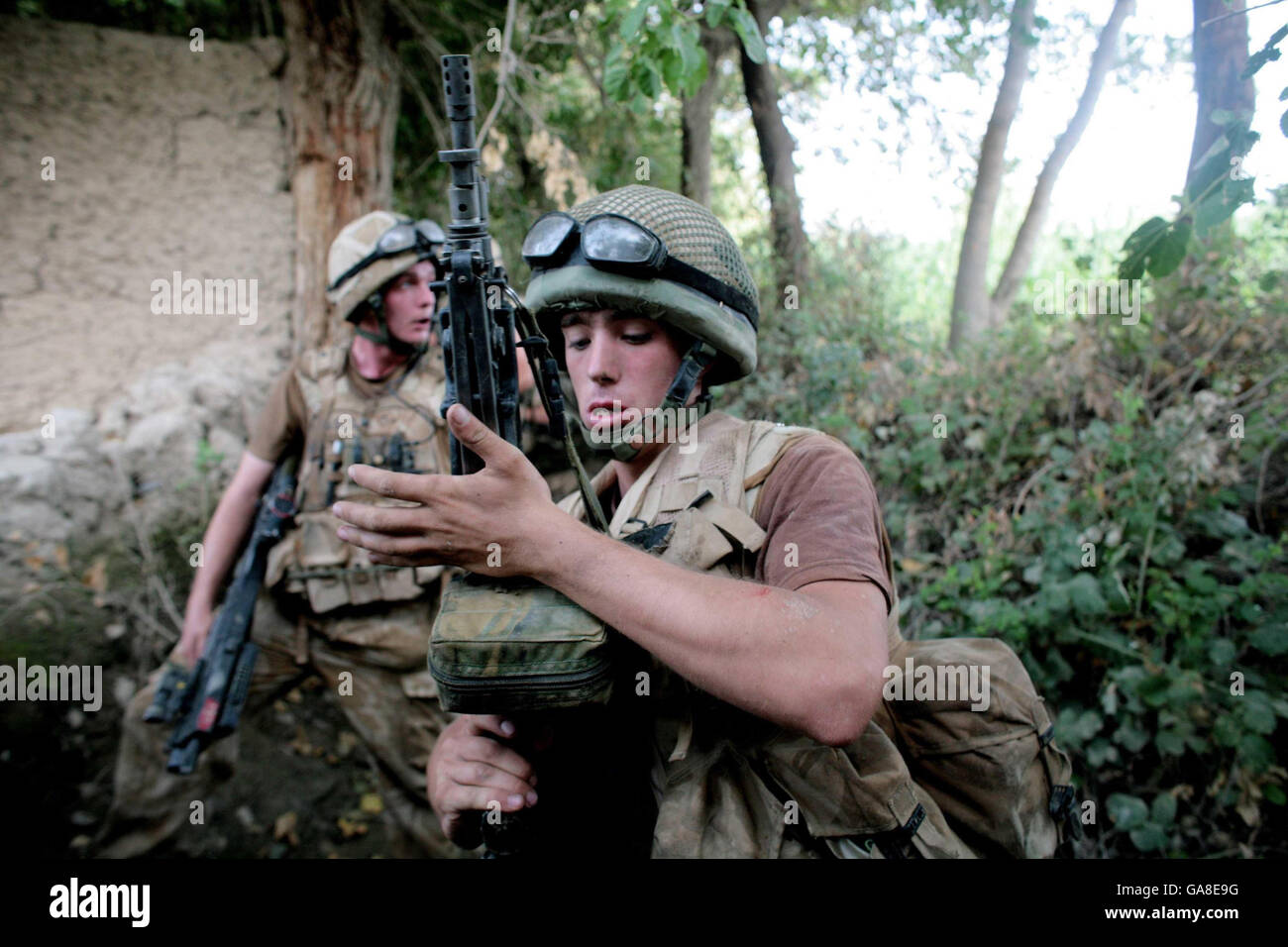 Private Davey Graham, aged 21, from Nottingham, serving with the ...