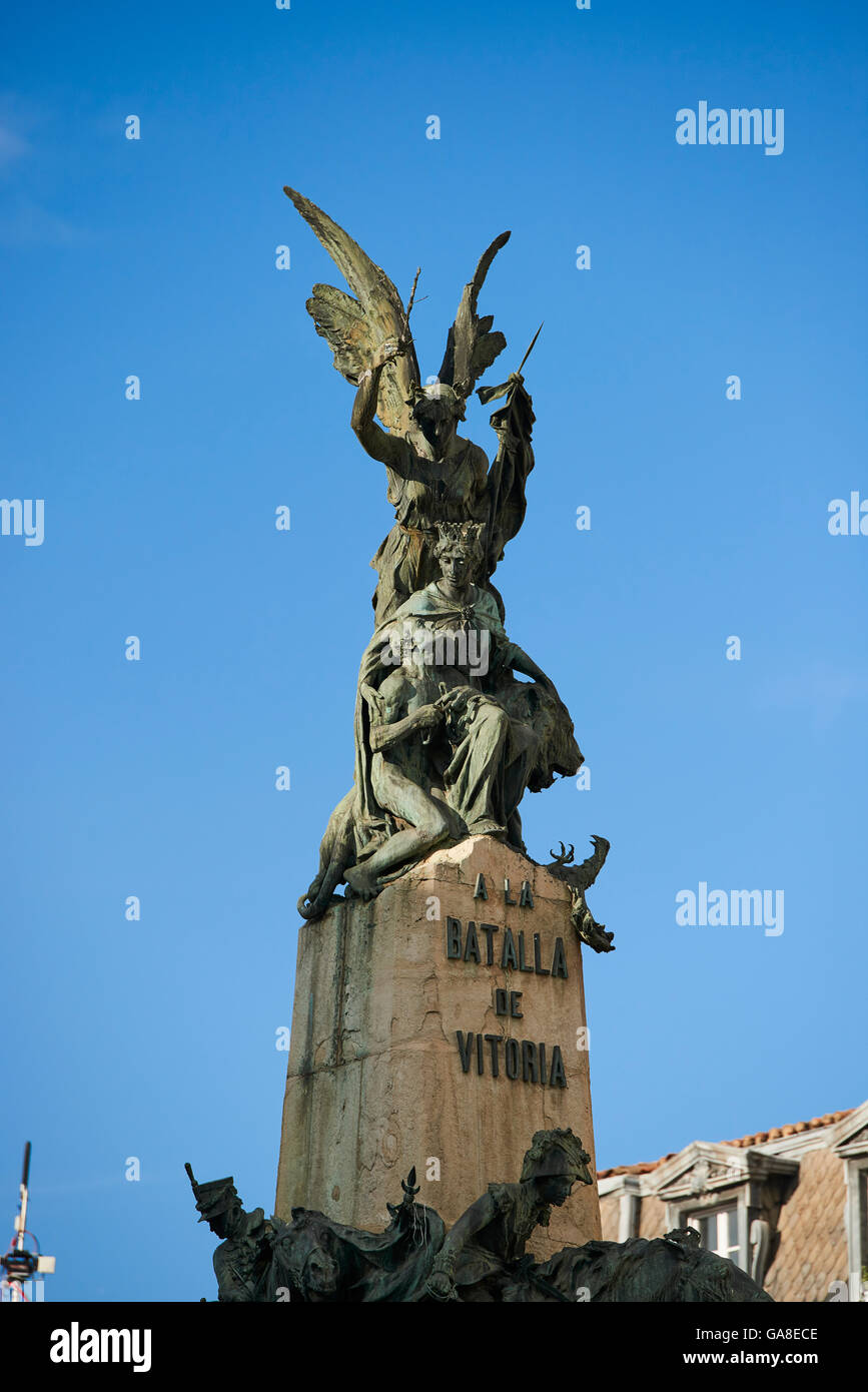 La Batalla de Vitoria Monument, Vitoria-Gasteiz, Alava, Basque Country ...