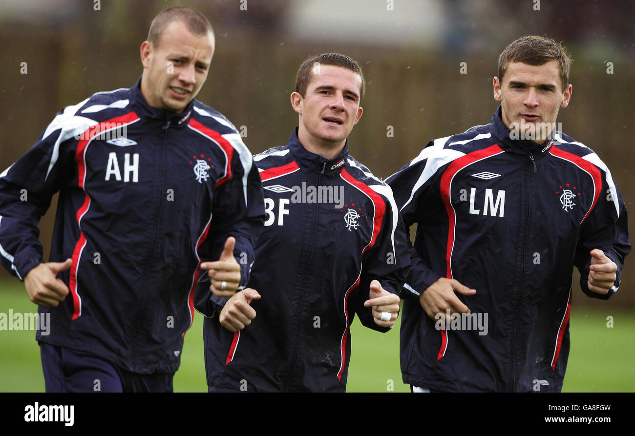 Soccer - Rangers Training Session - Murray Park Stock Photo - Alamy