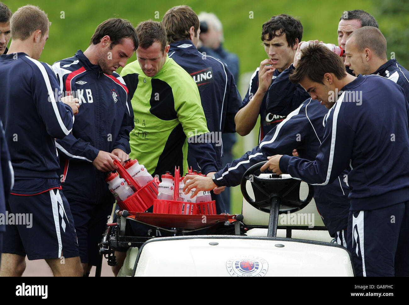 Soccer - Rangers Training Session - Murray Park Stock Photo - Alamy
