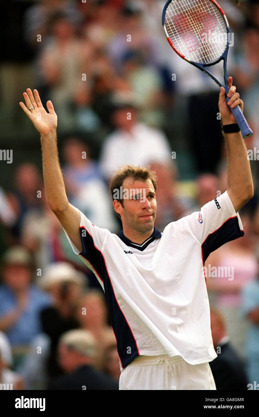 Tennis - Wimbledon Championships - Second Round. Greg Rusedski ...