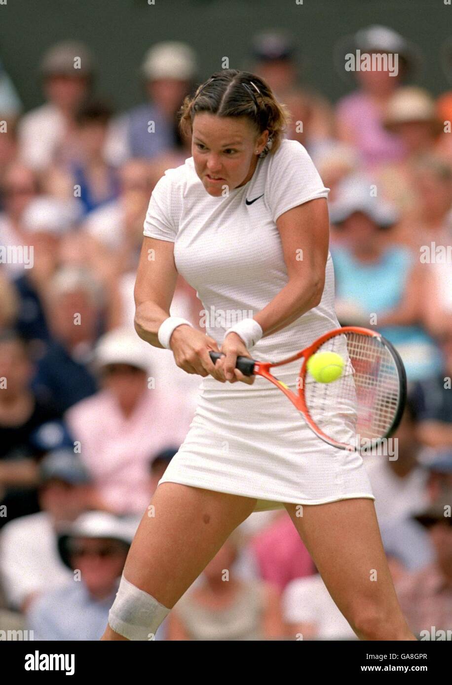 Tennis - Wimbledon 2001 - Fourth Round Stock Photo - Alamy