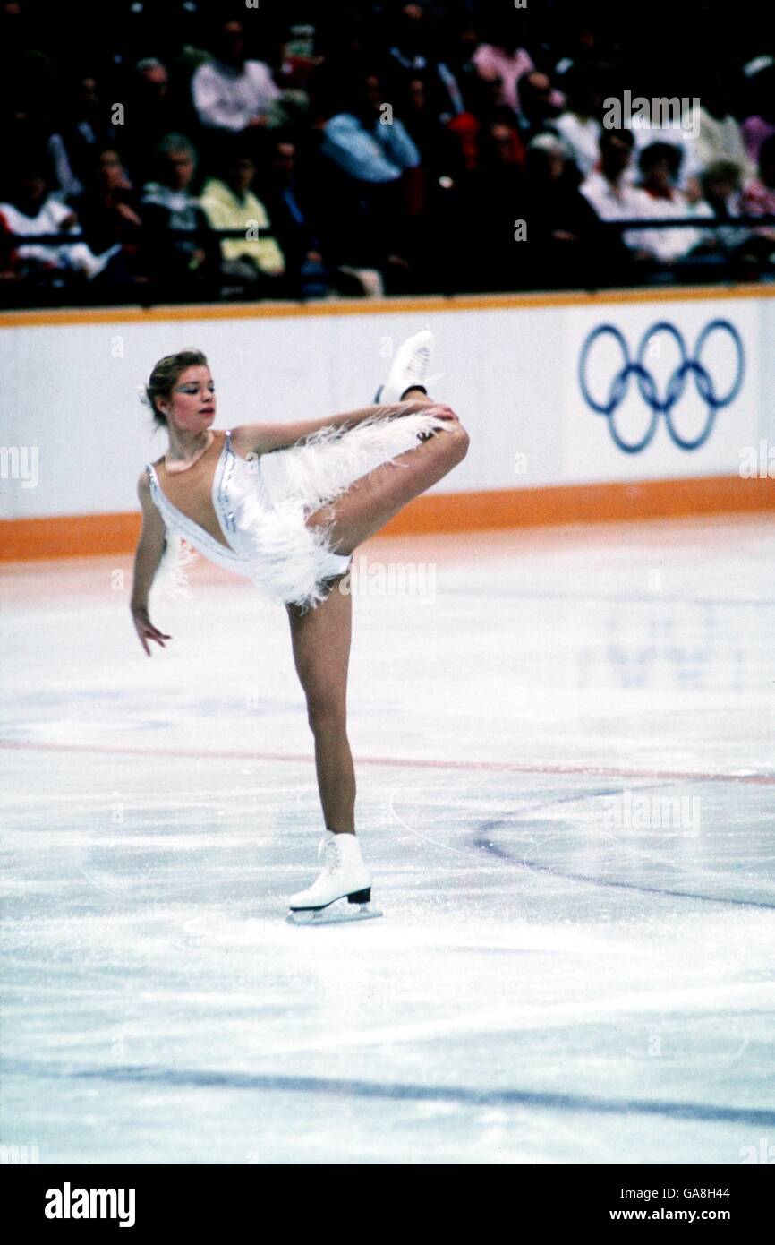 Ice Skating - Winter Olympic Games - Calgary 88 Stock Photo - Alamy