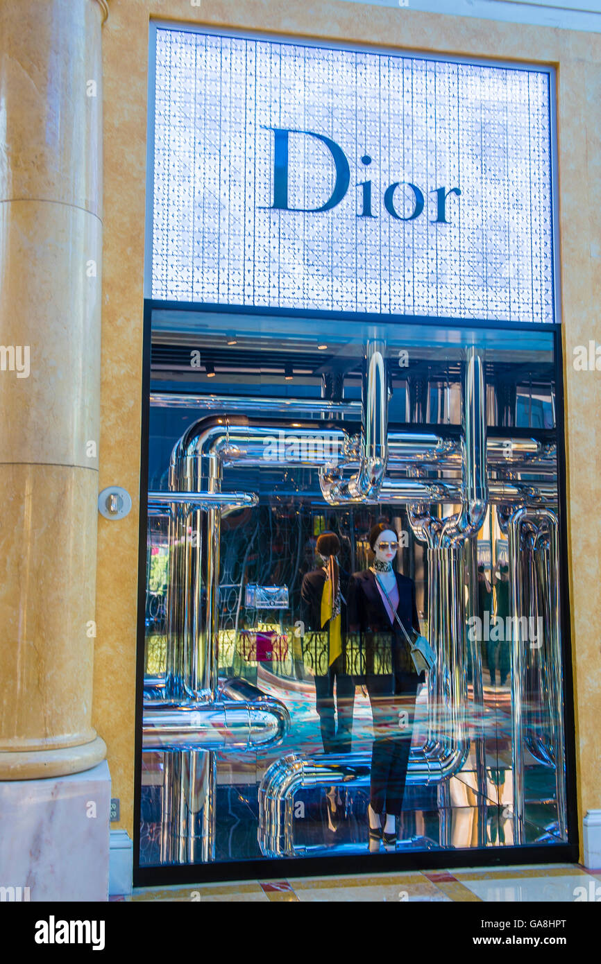 Exterior of a Dior store in Las Vegas strip Stock Photo - Alamy