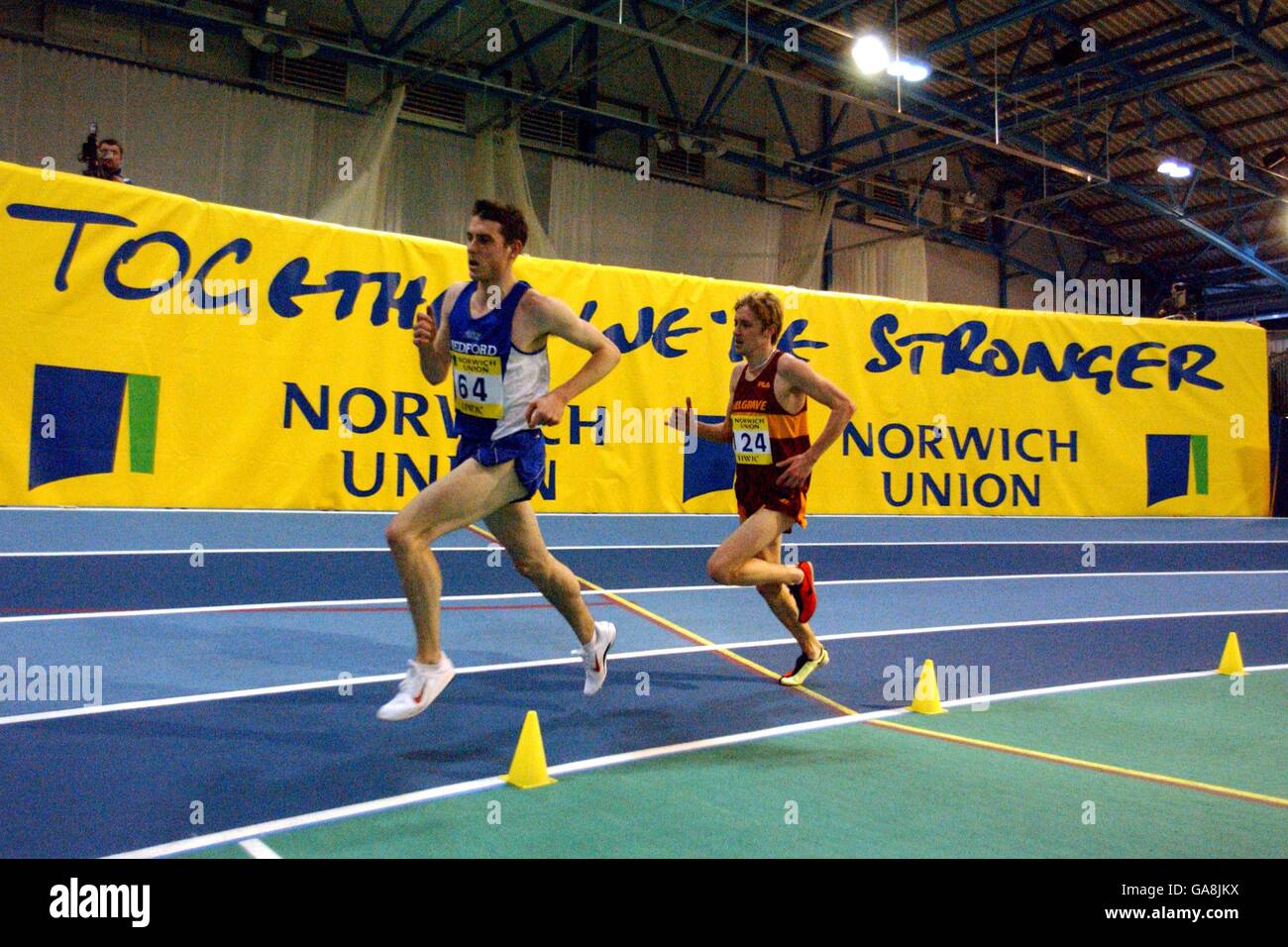 Athletics - Norwich Union AAA Indoor Championships - Cardiff Stock ...
