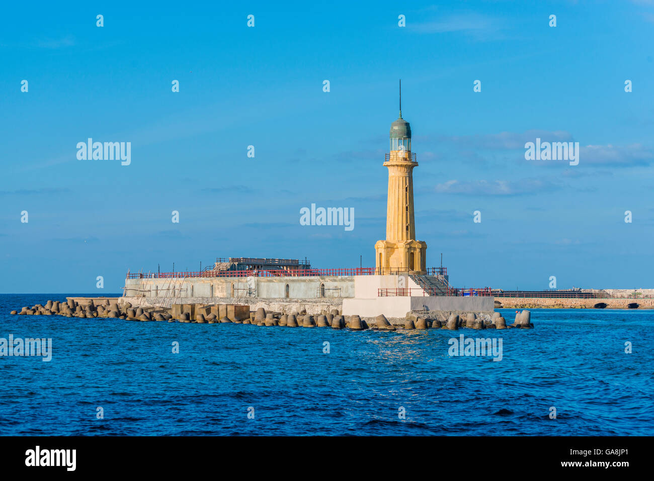 Ancient Lighthouse in Montazah, Alexandria, Egypt Stock Photo - Alamy