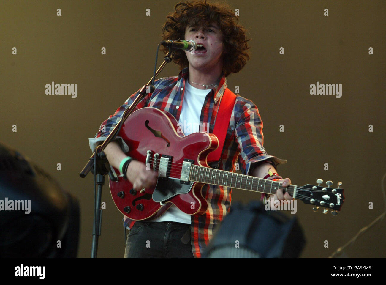 The View perform during the Tennents Vital concert - Belfast Stock ...