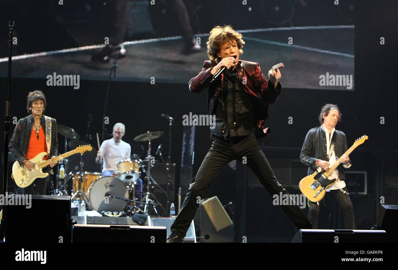 Rolling Stones - O2 Arena Stock Photo - Alamy