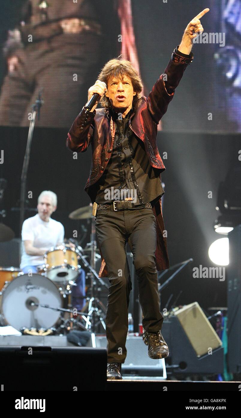 Rolling Stones - O2 Arena Stock Photo - Alamy