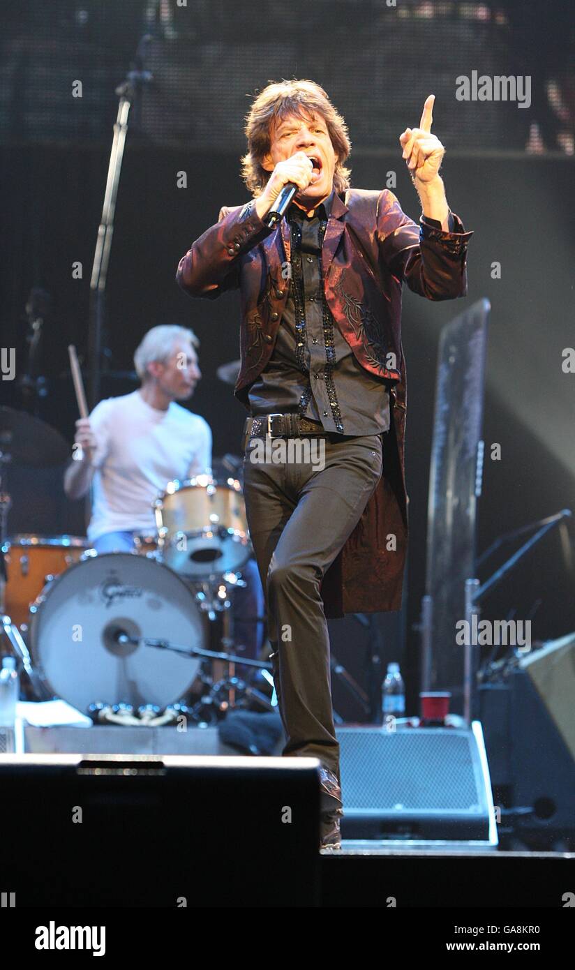 Rolling Stones - O2 Arena Stock Photo - Alamy