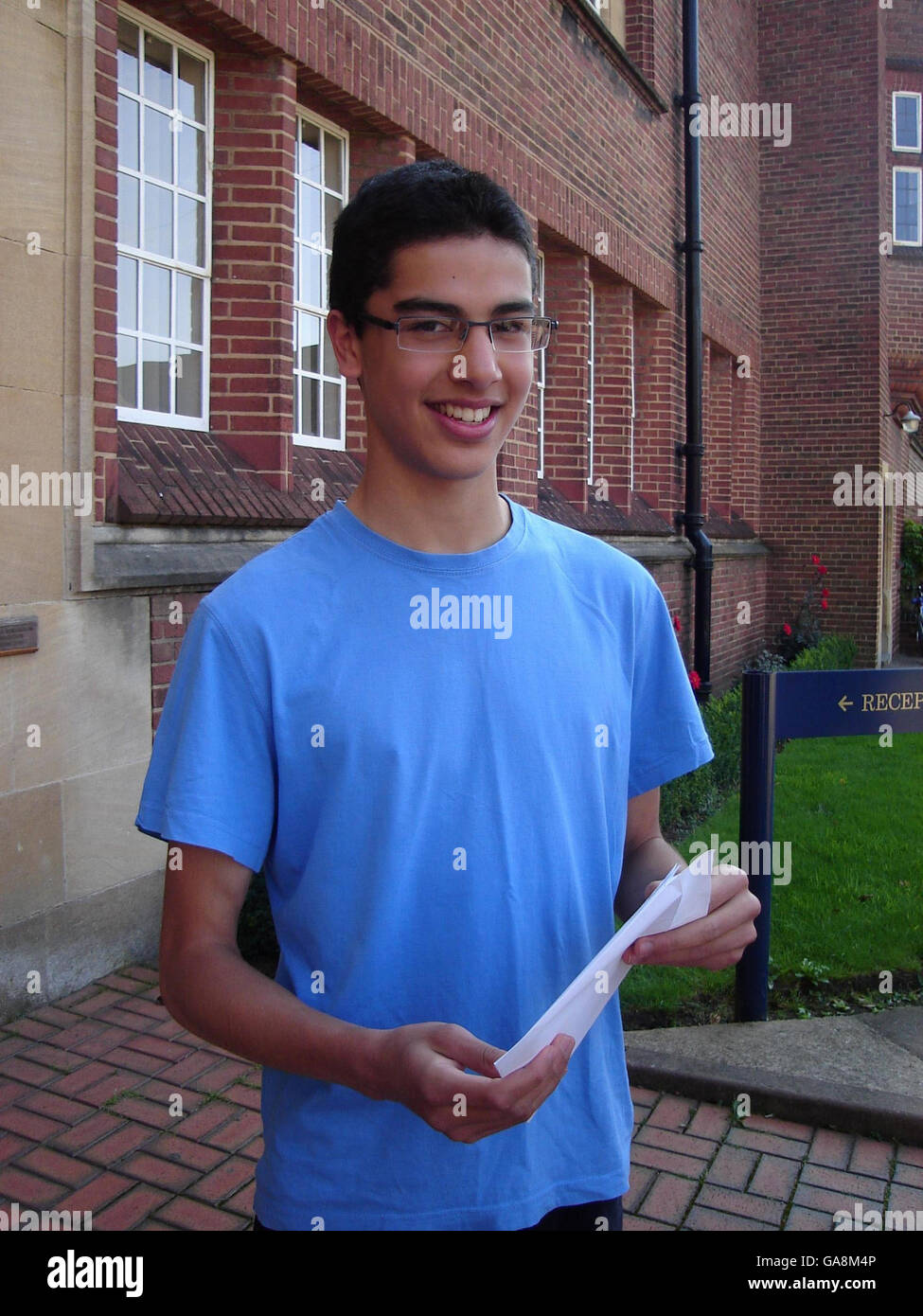Ismail Akram, 16, a pupil at King Edward's School in Birmingham, who ...