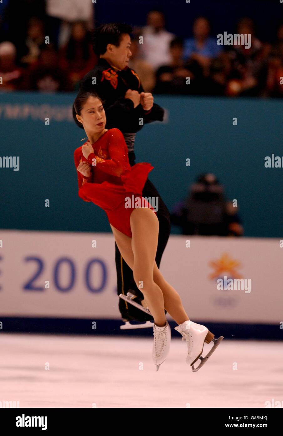 China's Xue Shen and partner Hongbo Zhao on their way to winning a ...