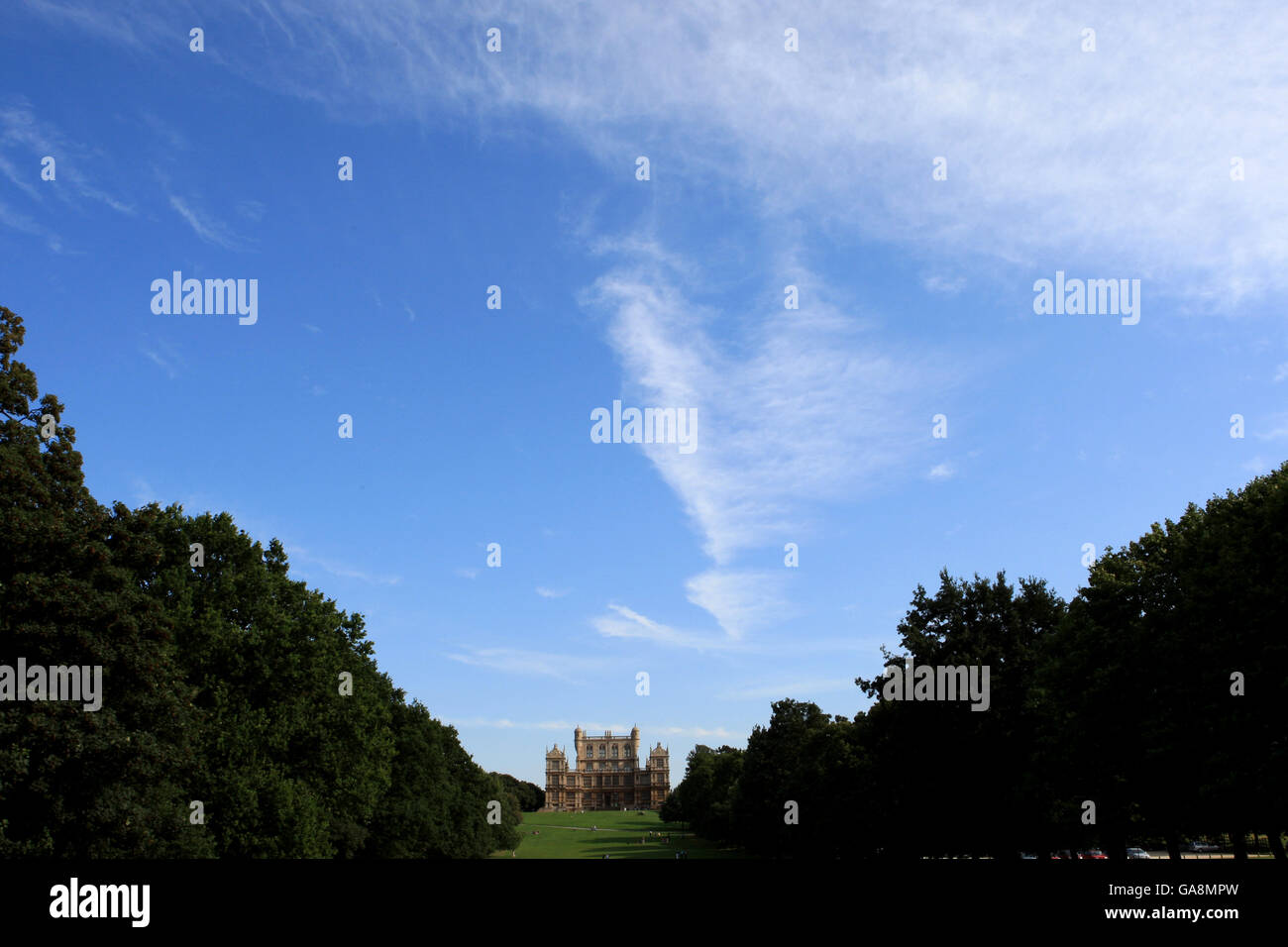 City Views, Nottingham. Wollaton Hall Stock Photo - Alamy