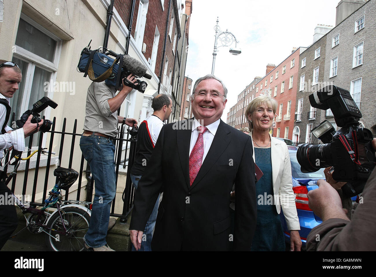 Pat Rabbitte steps down as Labour leader Stock Photo - Alamy