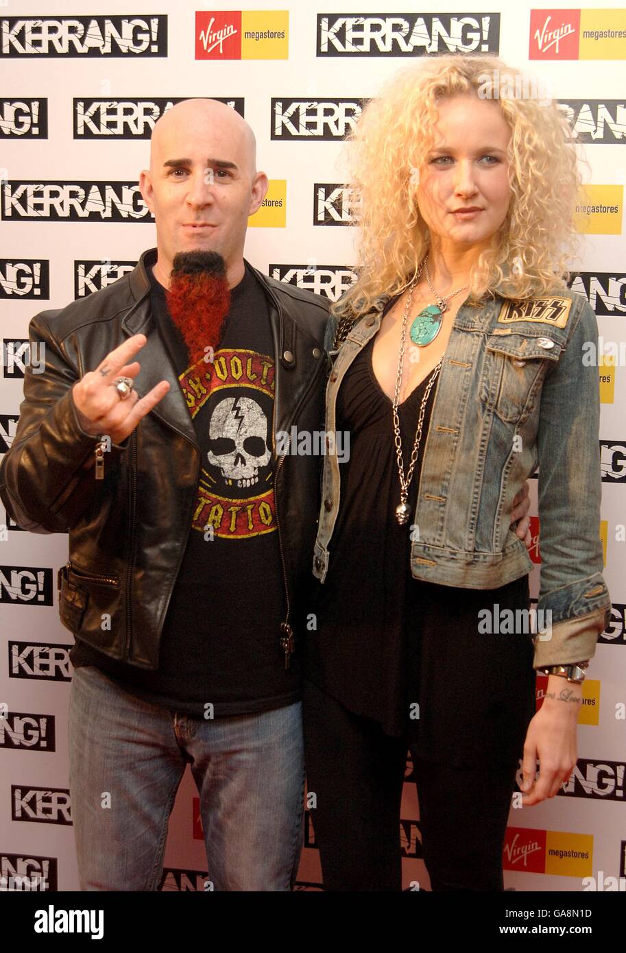 Scott Ian from the band Anthrax arrives for the 2007 Kerrang awards at ...