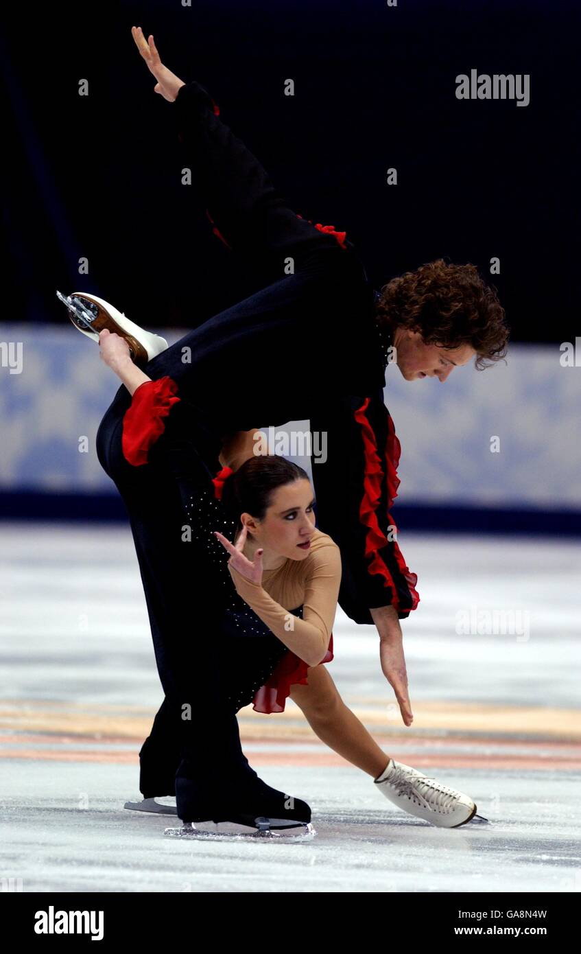Italy's Michela Cobisi and partner Ruben de Pra in action during the ...