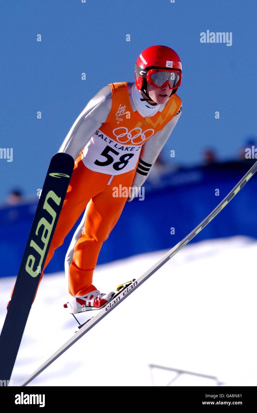 Olympics ski jumping hi-res stock photography and images - Alamy