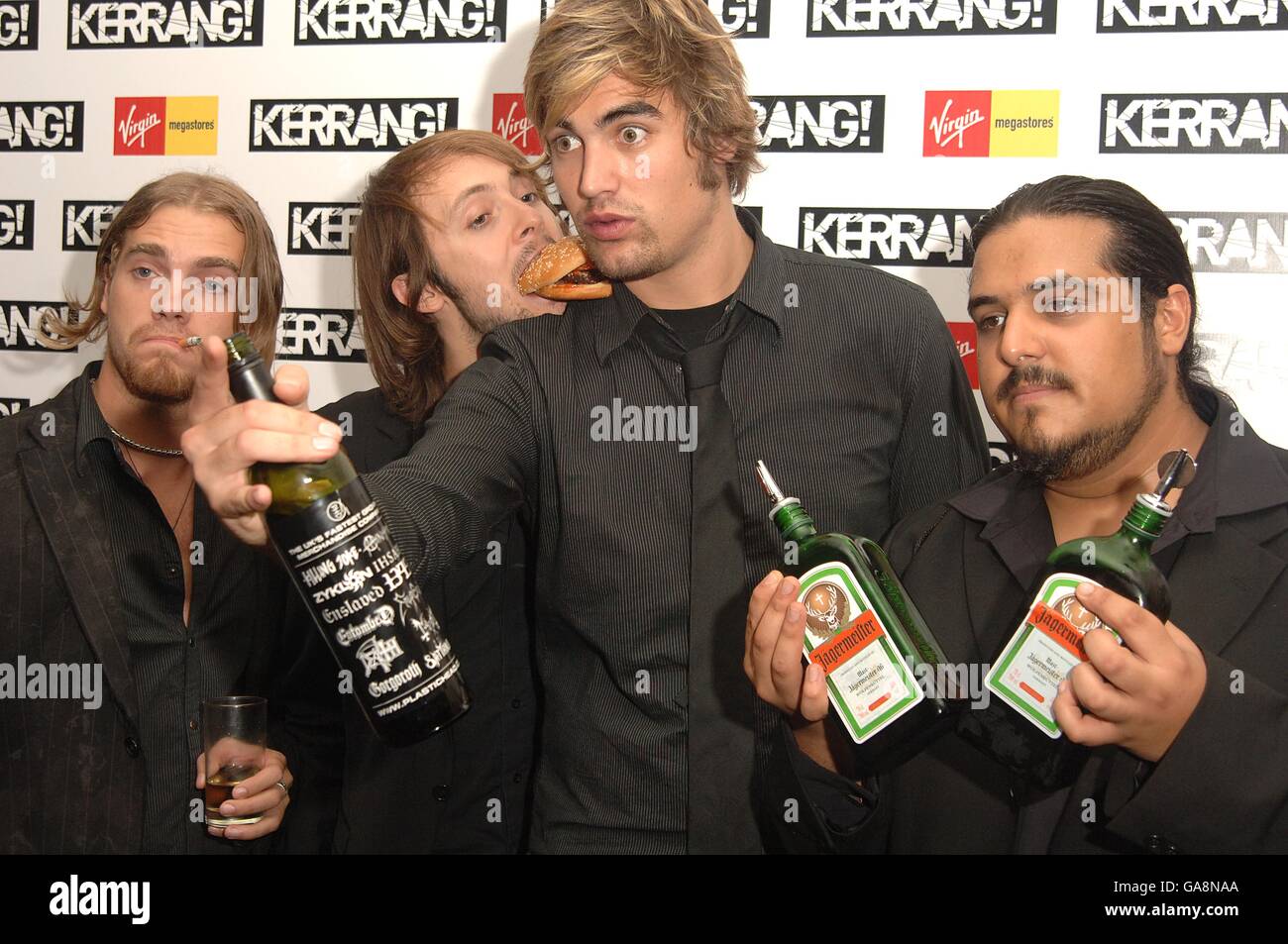 Fightstar at the 2007 Kerrang Awards at The Brewery, london Stock Photo ...