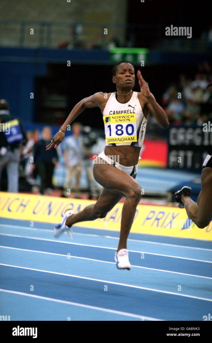 Athletics - Norwich Union Grand Prix - NIA Birmingham Stock Photo - Alamy