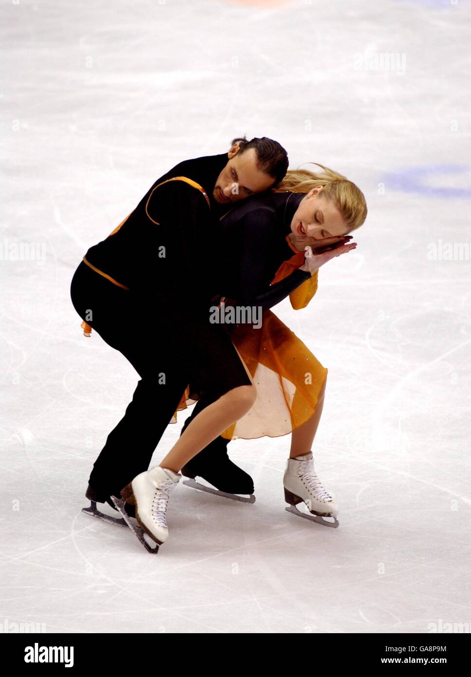 Israel's Galit Chait and her partner Sergei Sakhnovski in action during ...