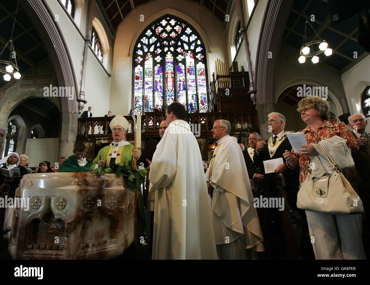 Angelika church reopens Stock Photo - Alamy