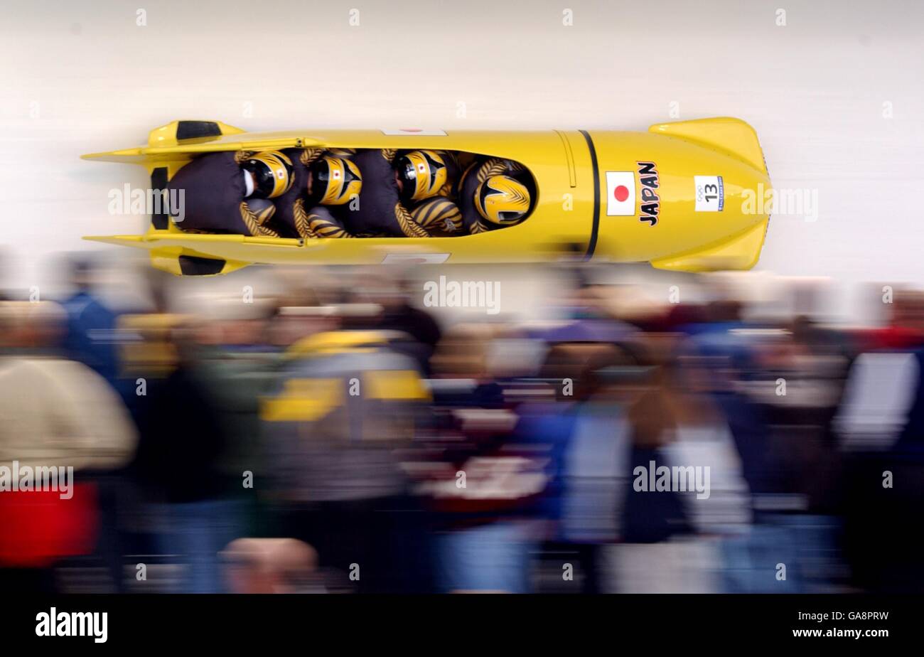 Winter Olympics - Salt Lake City 2002 - Bobsleigh - 4 Man. Japan's no 1 ...