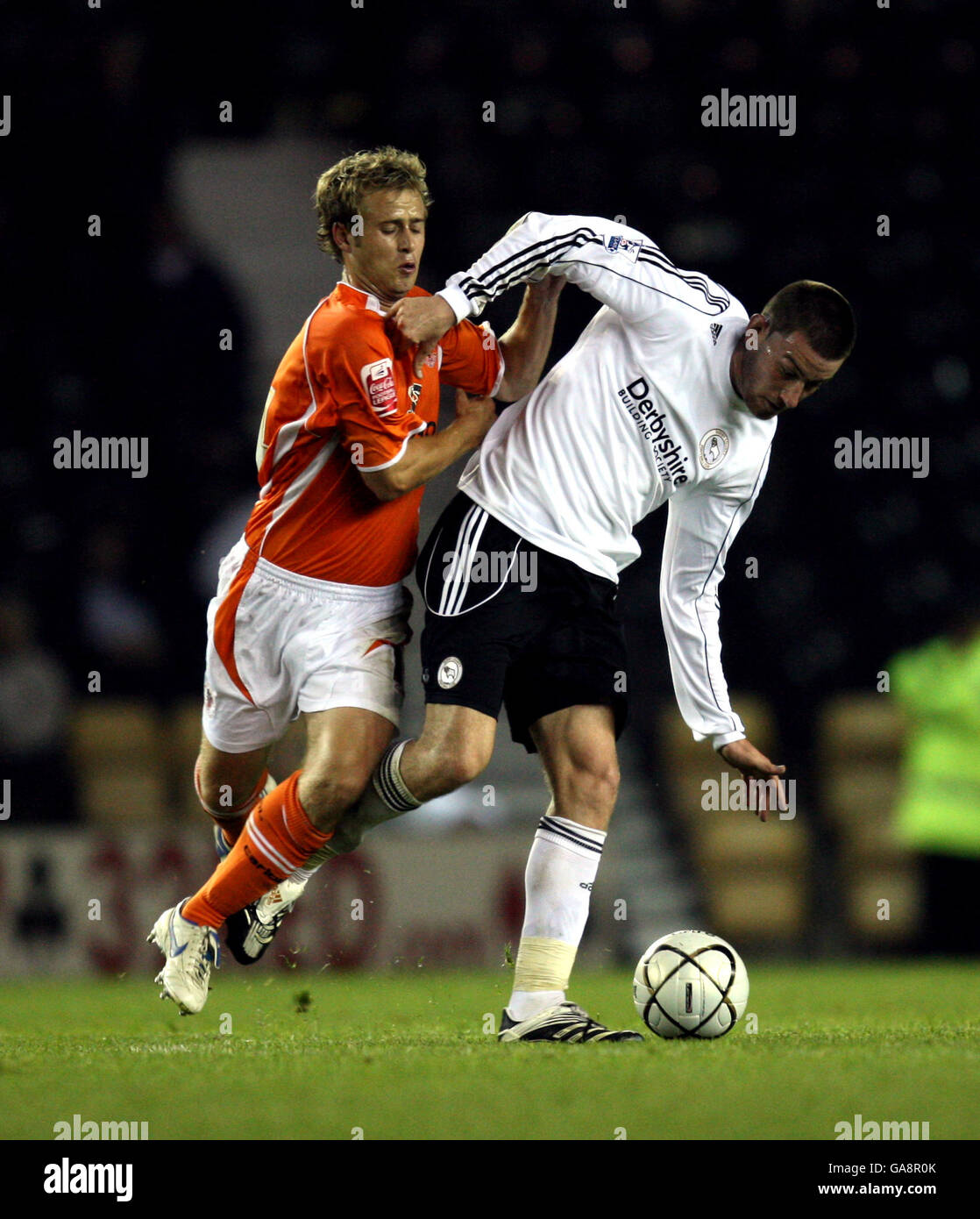 Soccer - Carling Cup - Second Round - Derby County v Blackpool - Pride ...