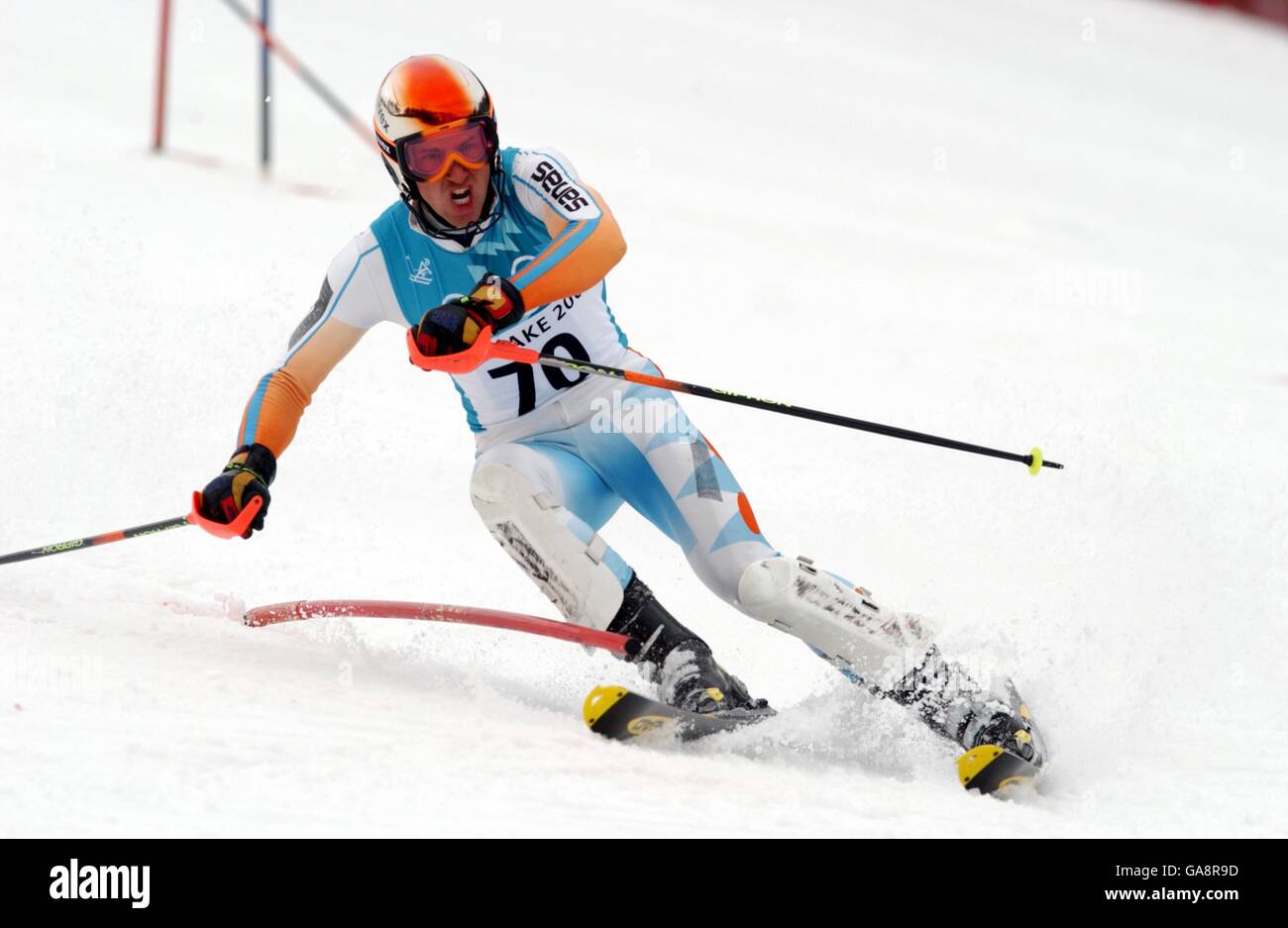 Winter Olympics - Salt Lake City 2002 - Alpine Skiing - Men's Slalom ...