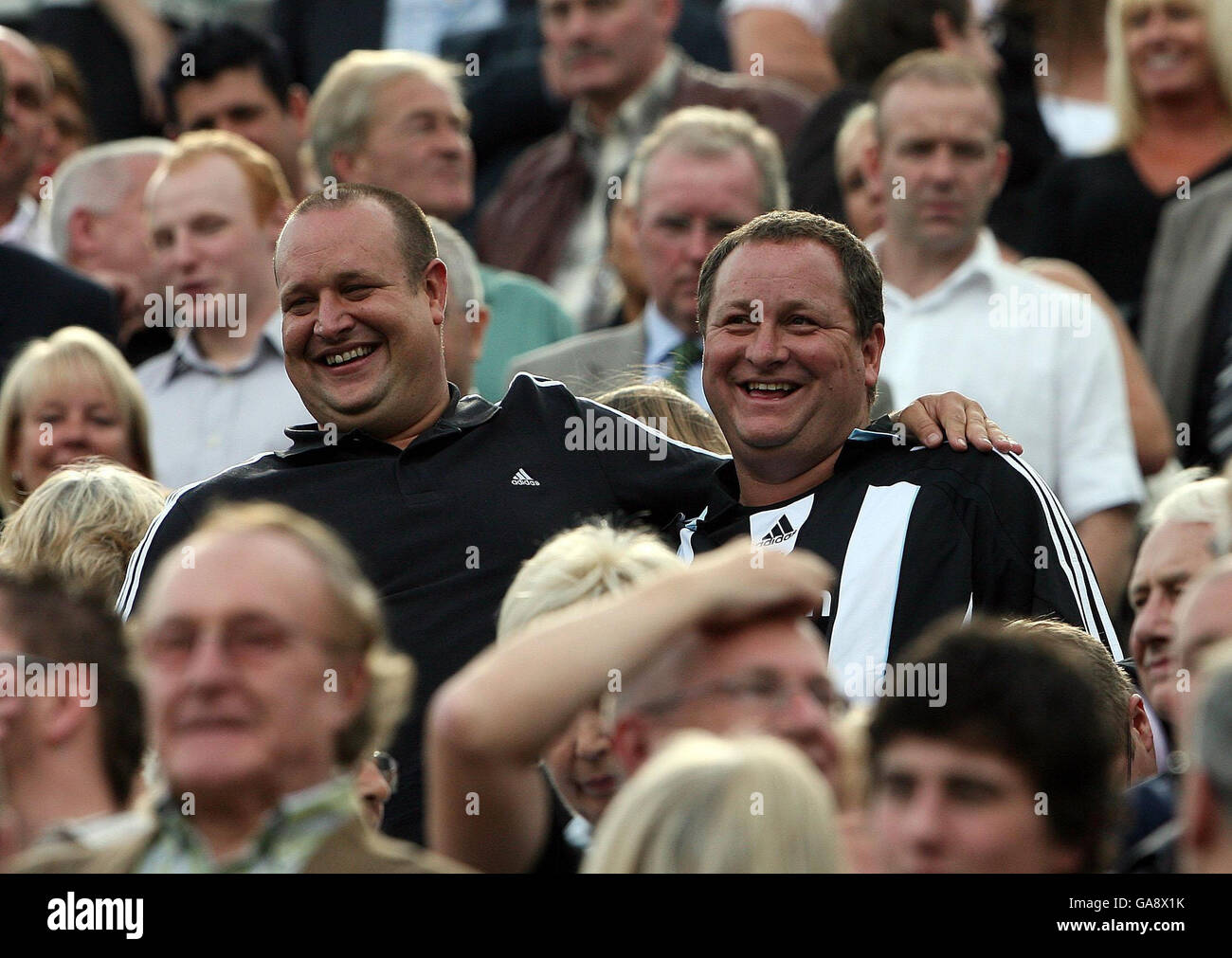 Soccer newcastle half length mid top smile smiling watching england hi ...