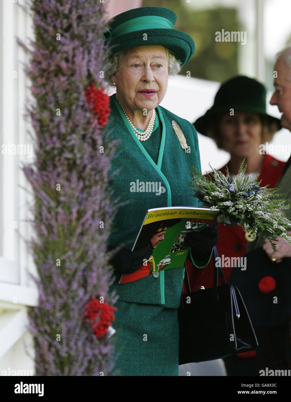 Attending the royal highland gathering in braemar hi-res stock ...