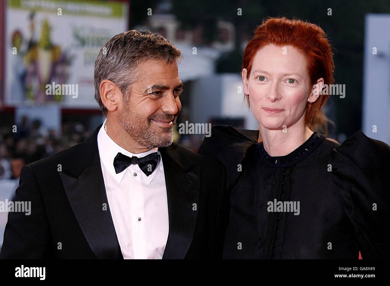 George clooney and tilda swinton hi-res stock photography and images ...