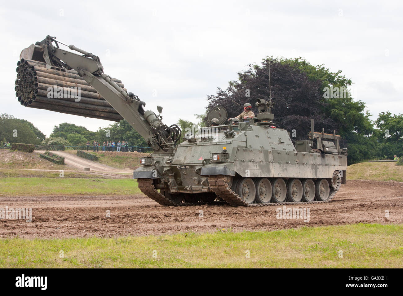 Trojan Armoured Engineer Vehicle at Tankfest Stock Photo - Alamy