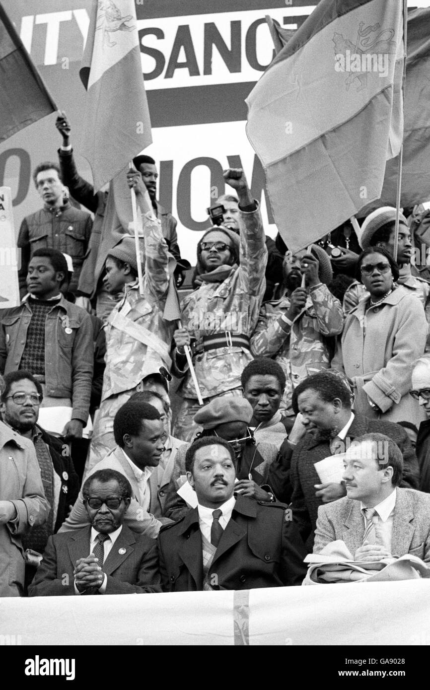 British Protests and Demonstrations - Anti-Apartheid - London - 1985 ...