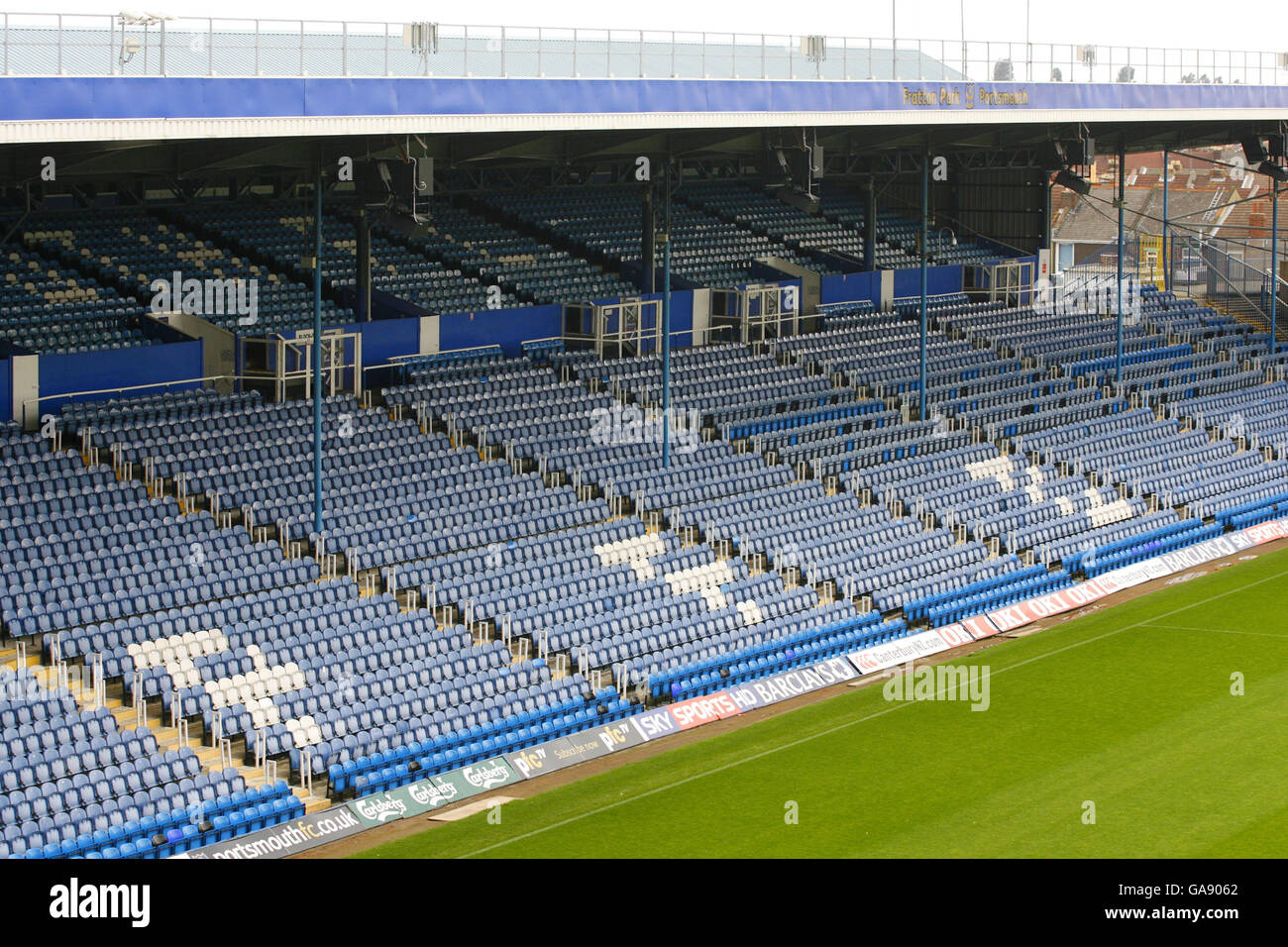 General view of a stand at fratton park hi-res stock photography and ...