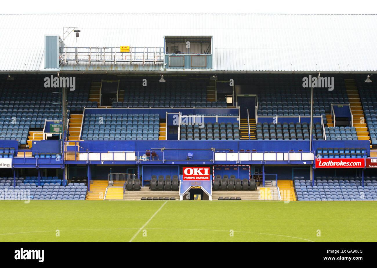 A general view of fratton park hi-res stock photography and images - Alamy