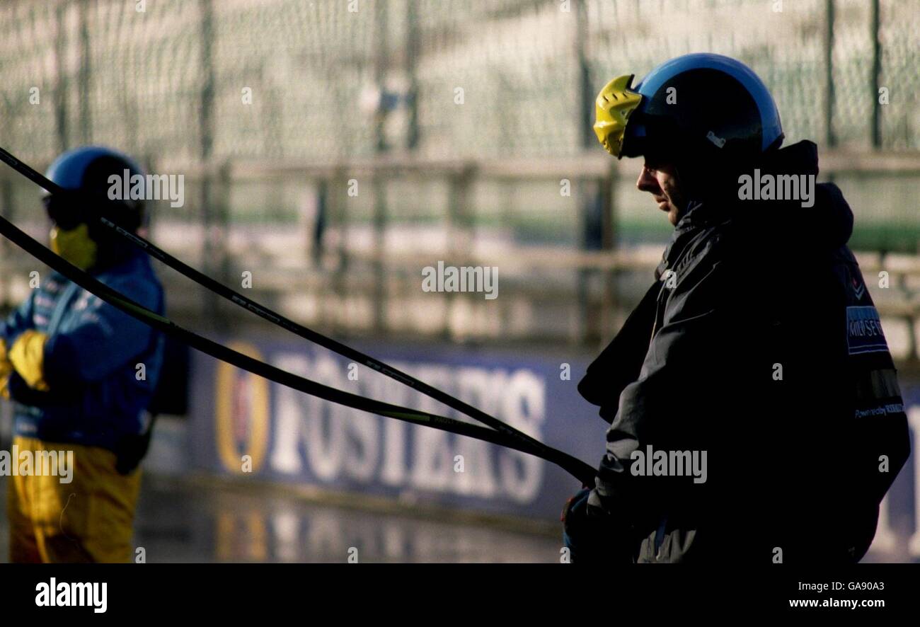 Formula One Motor Racing - Silverstone Testing Stock Photo - Alamy