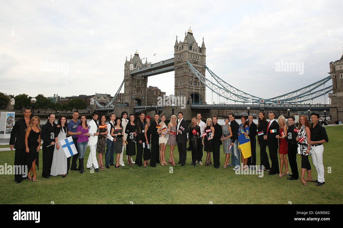 The contestants of the first ever Eurovision Dance Contest - which will ...