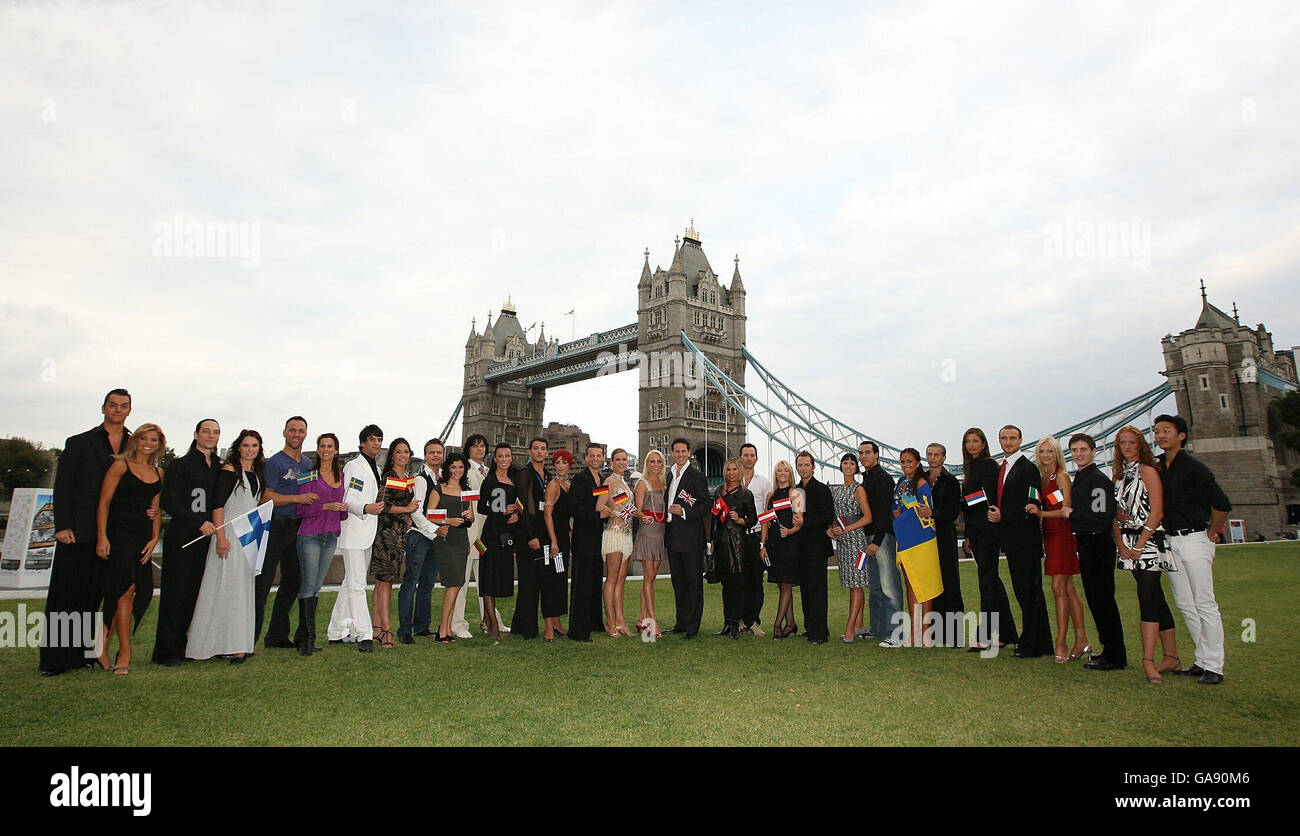 The contestants of the first ever Eurovision Dance Contest - which will ...