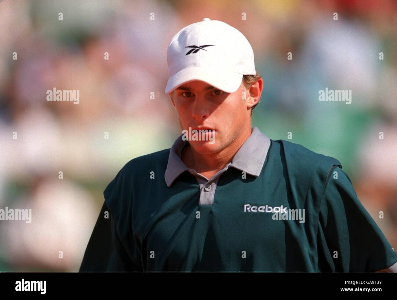 Tennis - French Open - Roland Garros. Andy Roddick in action against ...