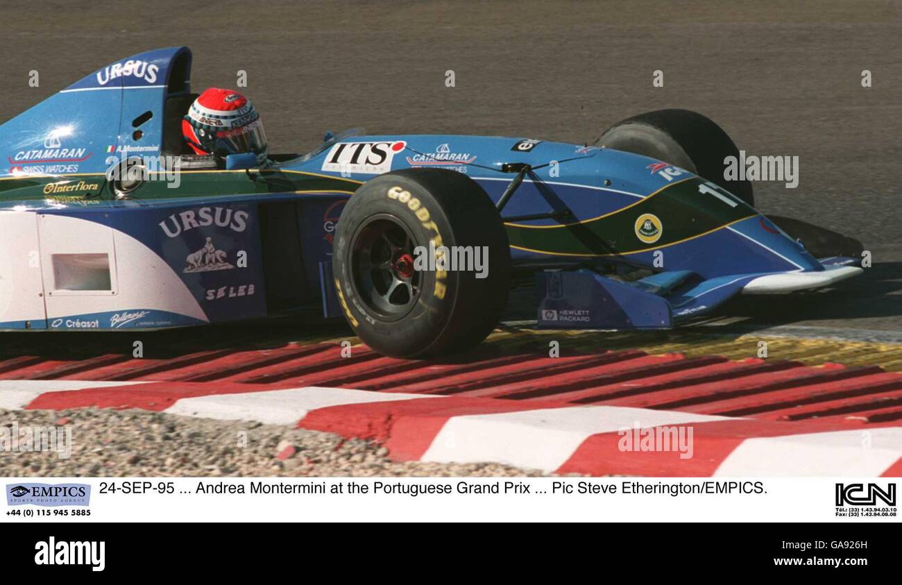 Andrea montermini portuguese grand prix hi-res stock photography and ...