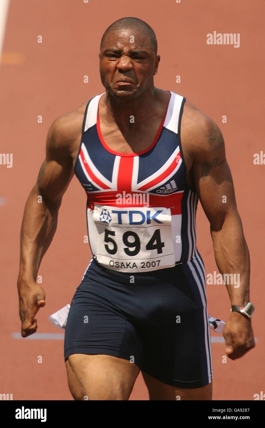 Great Britain's Mark Lewis-Francis in action in the 100 Metres Stock ...