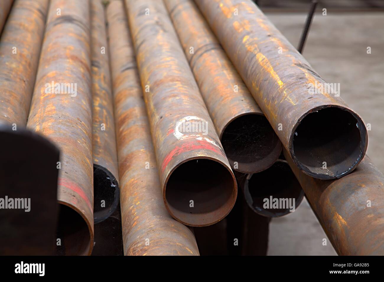 Old Rusty Pipes Stock Photo - Alamy