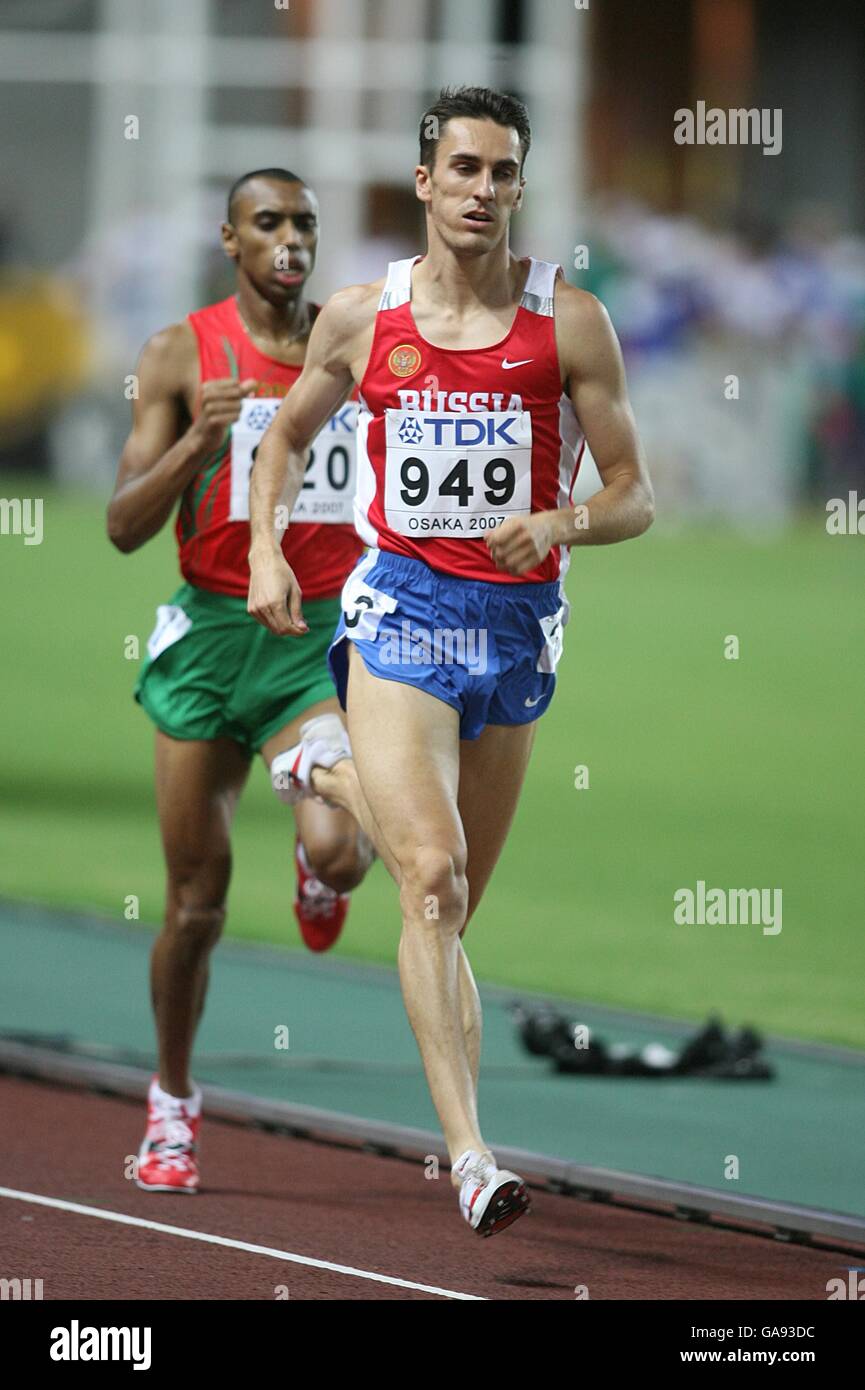 Athletics - IAAF World Athletics Championships - Osaka 2007 - Nagai Stadium. Russia's Dmitriy ...