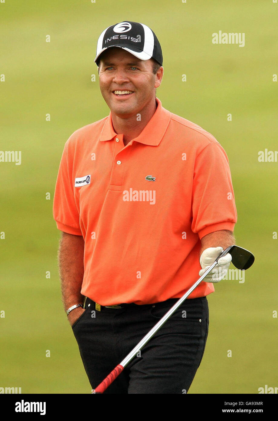 Thomas Levet on the first during the Johnnie Walker Championship at ...