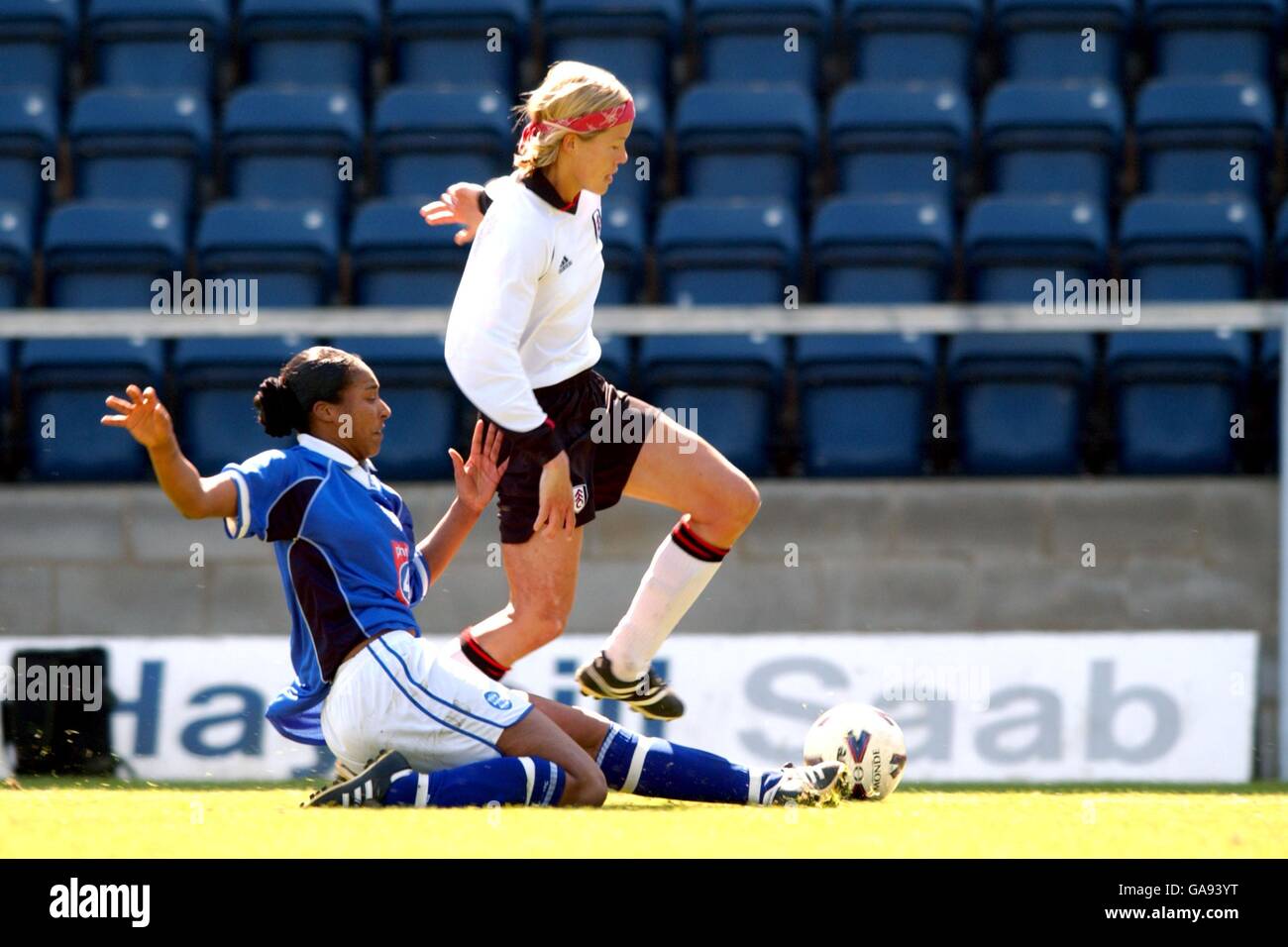 Birmingham citys stephanie samuels slides in on fulhams marianne ...