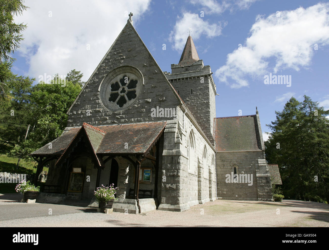 Queen attends church Stock Photo - Alamy